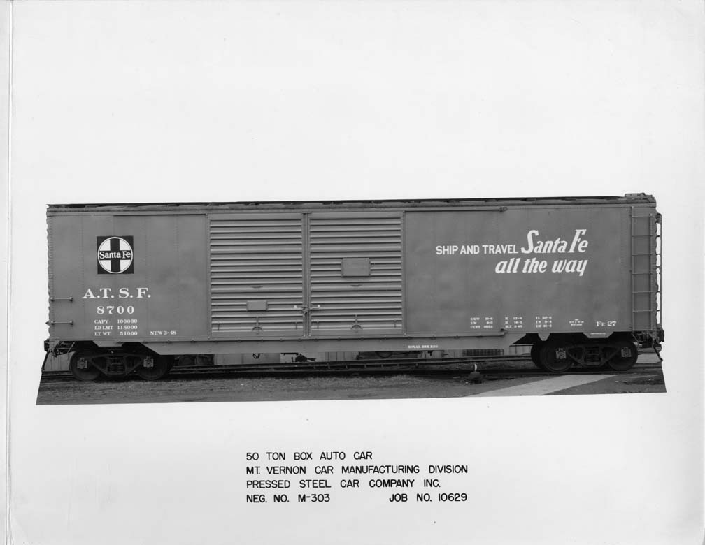 Archived Rolling Stock Photos – The Santa Fe Railway Historical and ...