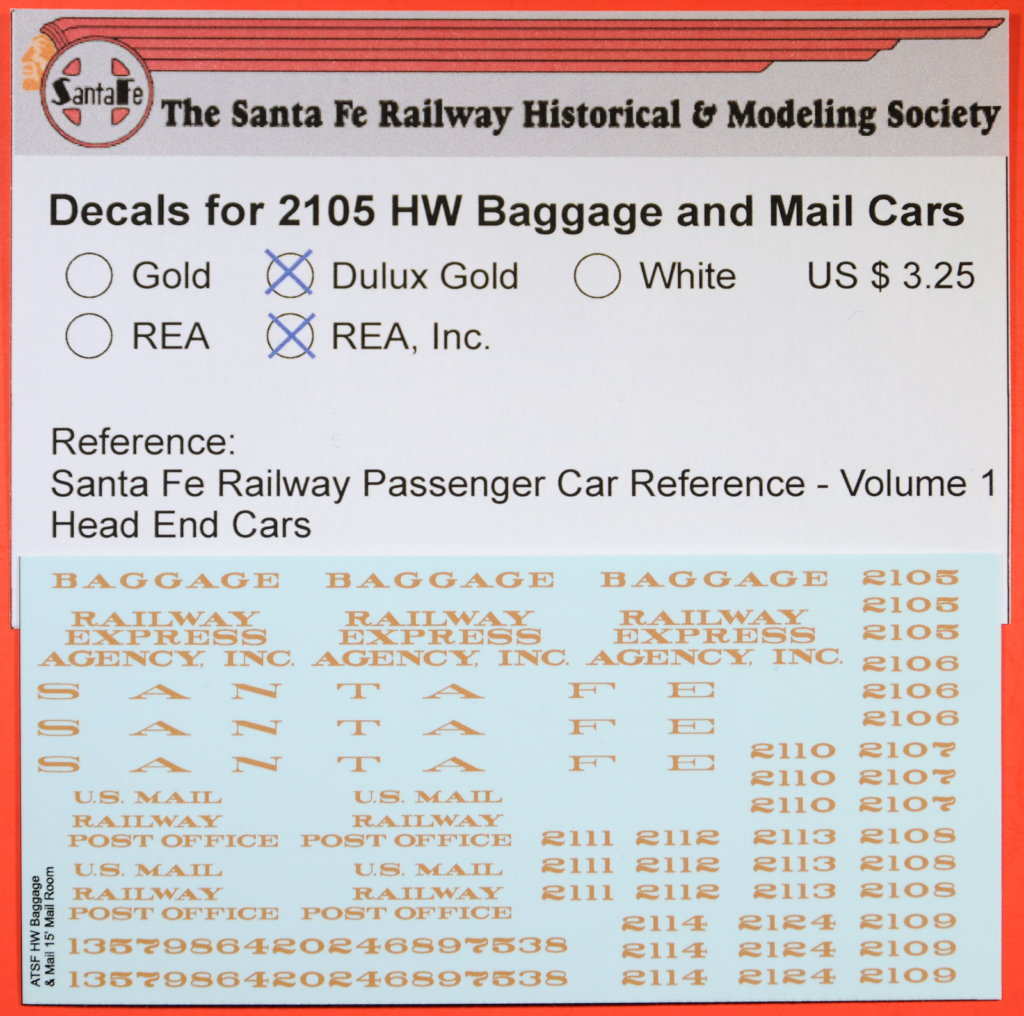 Decals – Page 2 – The Santa Fe Railway Historical and Modeling Society