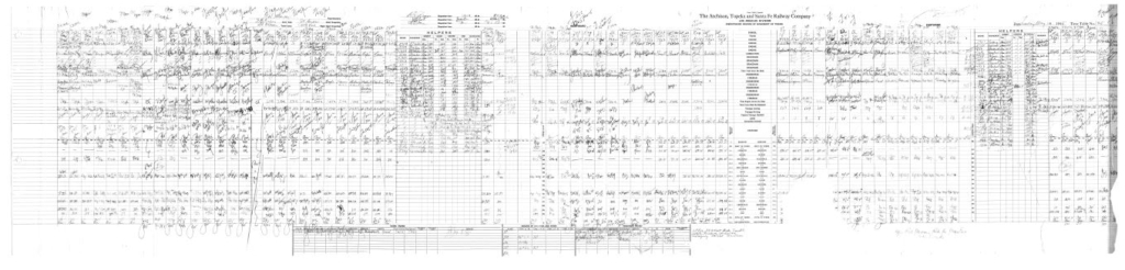 Train Sheet – LA Division, 3rd District, May 4, 1945 [WA] – The Santa ...