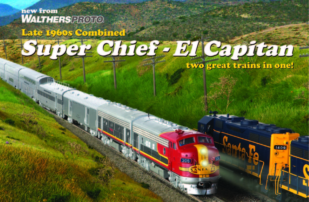 Walthers: Late 1960s Combined Super Chief / El Capitan (HO) – The Santa Fe Railway Historical ...